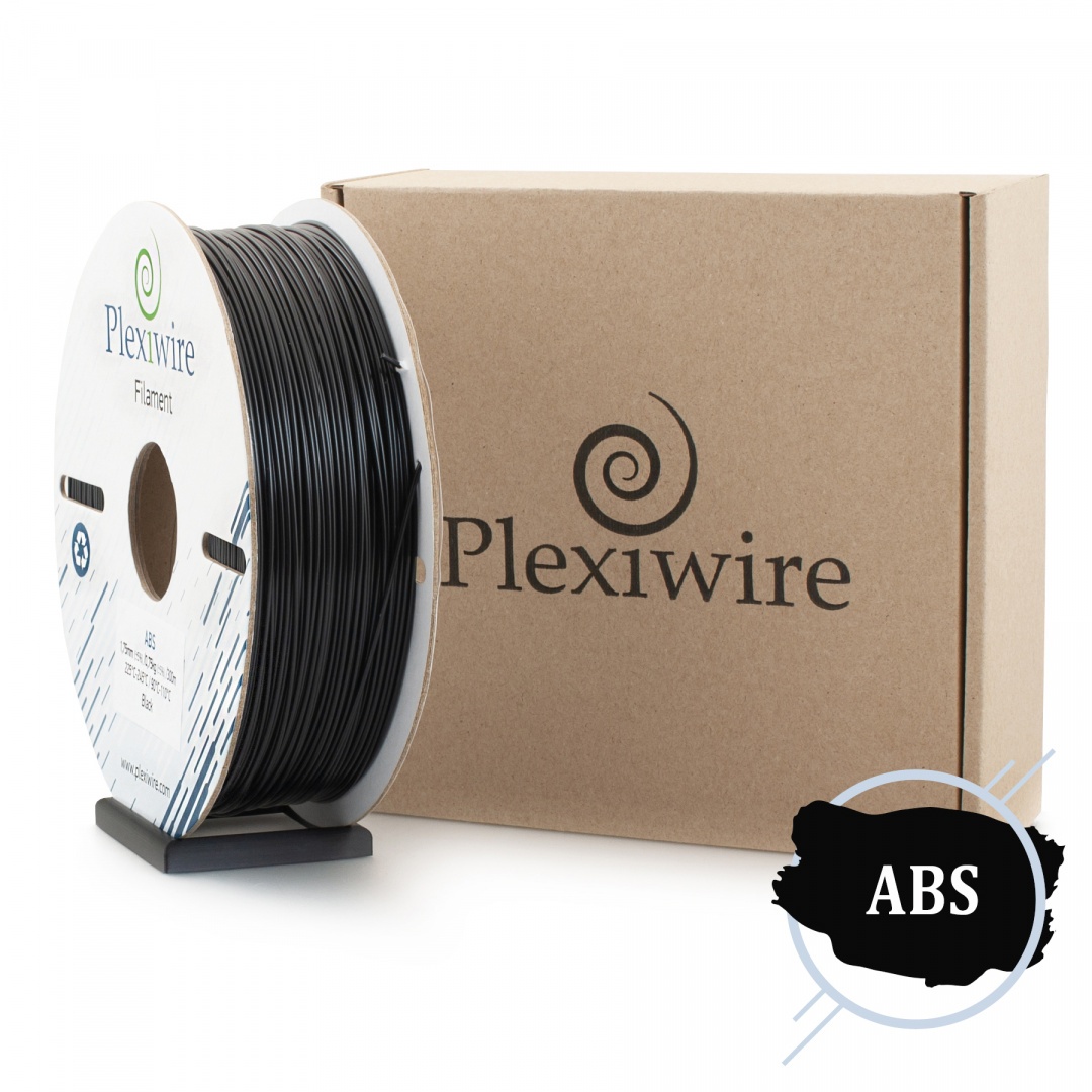 ABS Filament Plexiwire 1,75 mm Czarny 0.75kg/300m | Sklep internetowy Plexiwire